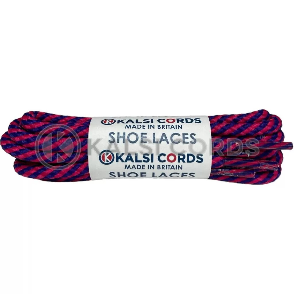 ROUND CORD SHOE LACES SPIRAL TWISTED FUNKY CANDY PATTERN SNEAKERS ...