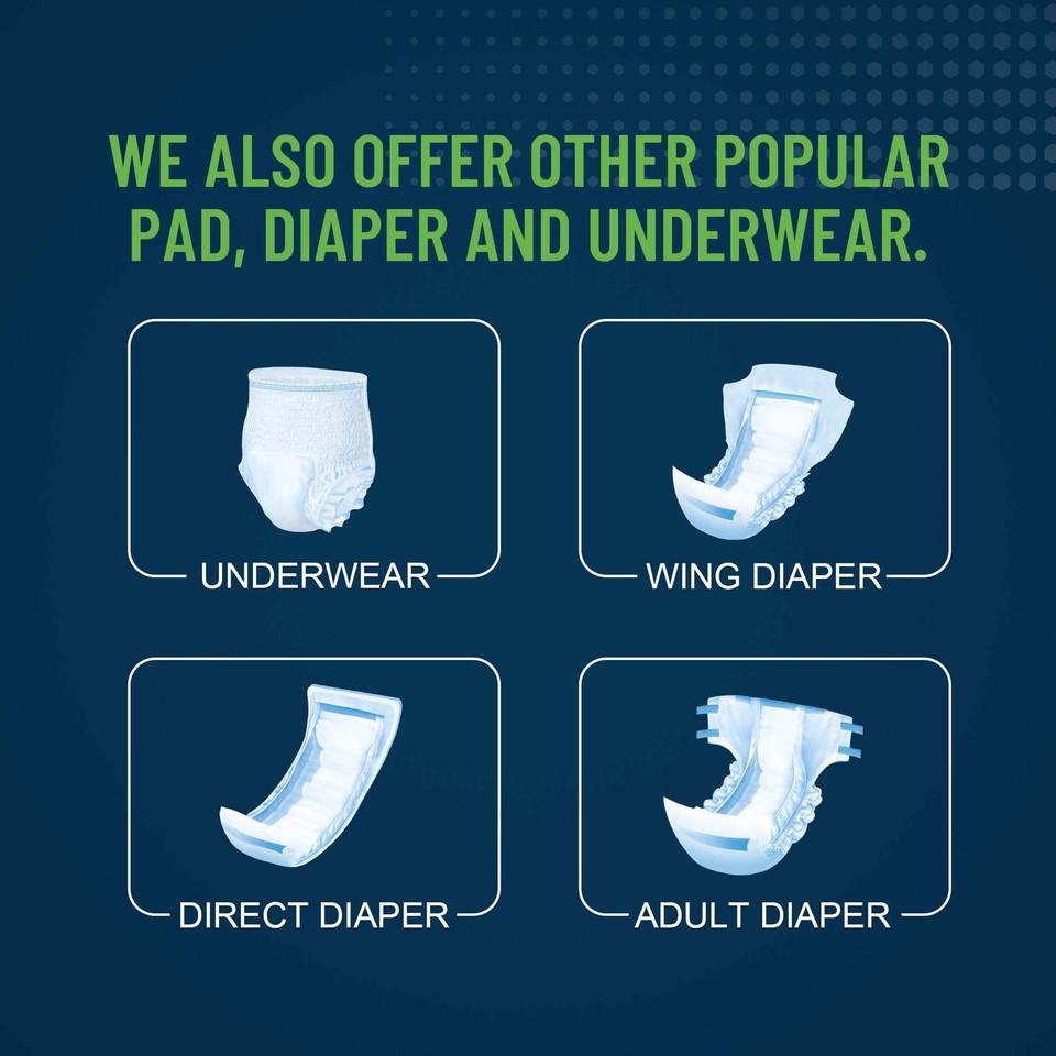 Unifree Disposable Underpads Bed Pads Incontinence Pad Super Absorbent ...