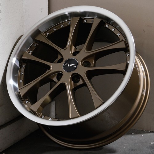 4-New 18" ARC AR5 Wheels 18x8.5 5x108 35 Bronze Rims 73.1 | eBay