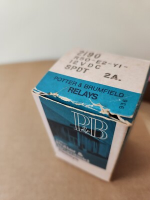 Potter & Brumfield R50-E2-Y1-12VDC PC Board Relay 2A@28VDC, SPDT, 12VDC ...