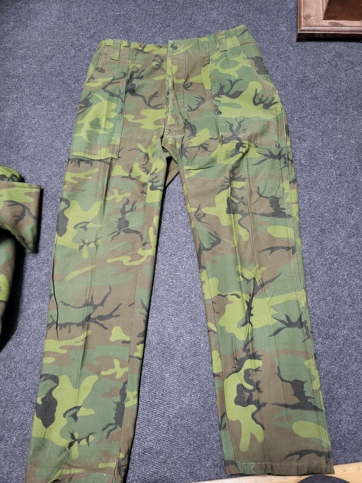 Authentic Vietnam era early ERDL Invisible pattern uniform set | eBay