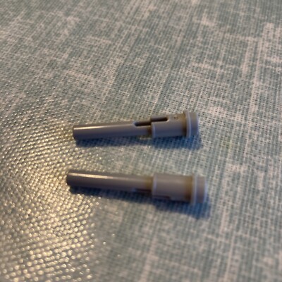 2 x LEGO Old Grey Technic Pin 1/2 2L Bar Extension 61184 | eBay UK
