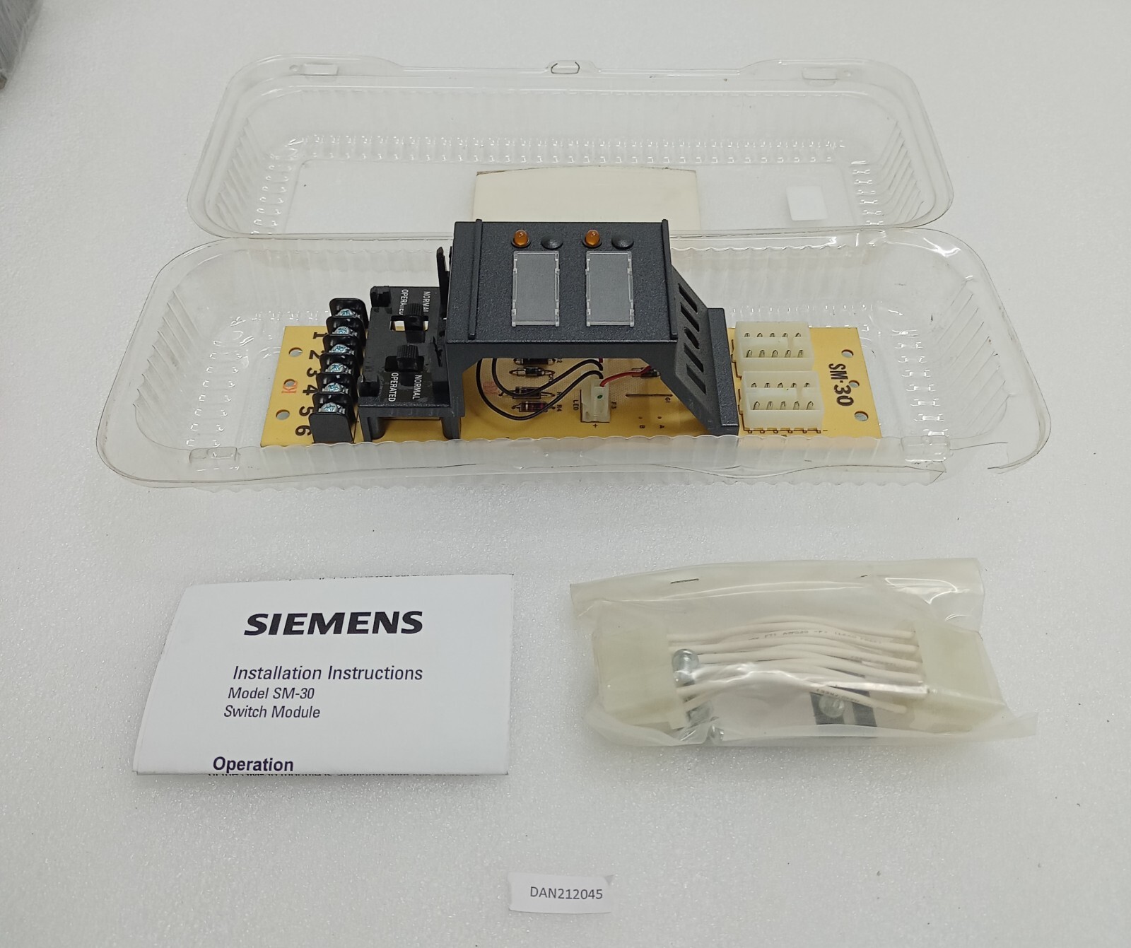 SIEMENS SM30 SWITCH MODULE FIRE LARM SUBASSEMBLY 42H1 | eBay