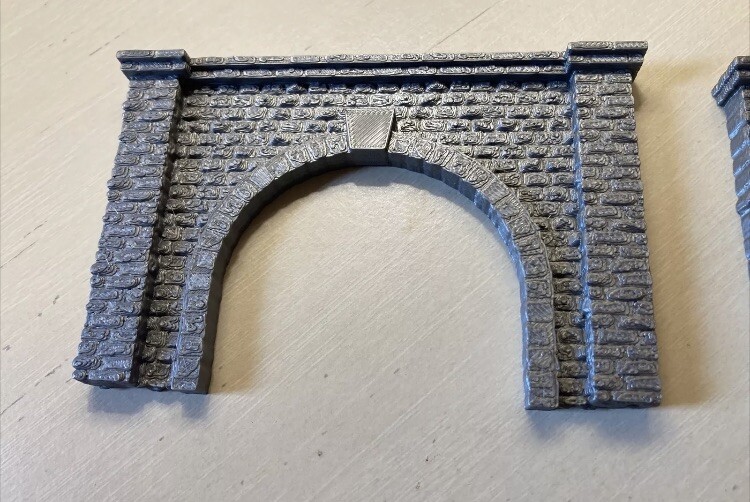 N Scale Tunnel Portal X2 Pair Model Train Diorama | eBay