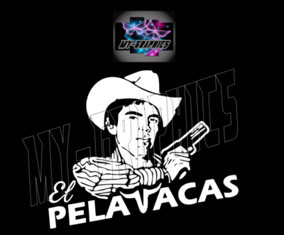 EL PELAVACAS CHALINO SANCHEZ DECAL STICKER CALCOMANIA DE VINILO 7" / 8 ...