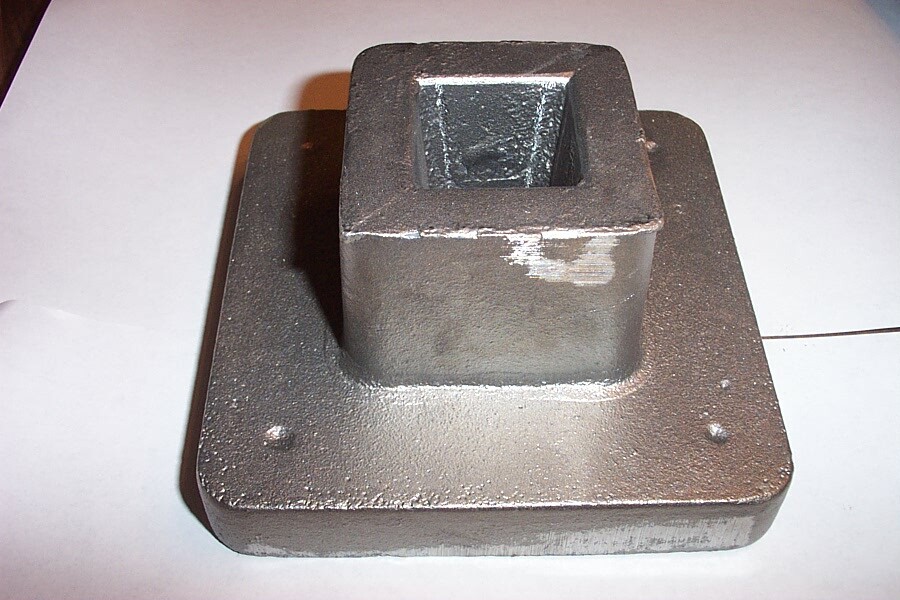 4" Mushroom Pexto Stake and a Large Single Pexto Plate Set, Blacksmith ...