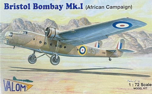 1/72 WW2 Transport : Bristol Bombay MK.I "Africa" [RAF] #72097 : VALOM ...