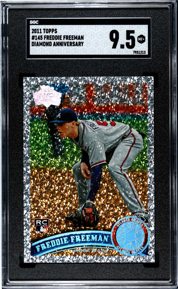 2011 Topps Freddie Freeman Diamond Anniversary #145 SGC 9.5 | eBay