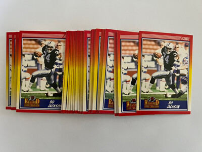 BO JACKSON 1990 SCORE RECORD BREAKERS BO KNOWS #591 FRESH ( Lot Of 50 ...