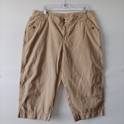 VF Jeanswear Women's Beige Capris Size 16WM | eBay