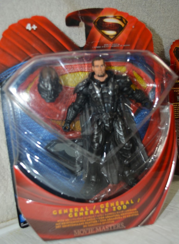 Movie Masters Man Of Steel Superman, General Zod ,Faora ,Jor-El, Zod ...