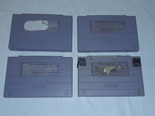 4 Super Nintendo SNES Game Lot + 3 Top Shells [READ DESCRIPTION] | eBay