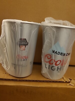 Coors Light Aluminum Cold Activated Cups ESPN College Game Day New | eBay