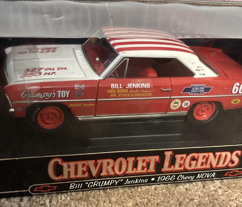 Ertl Collectibles Chevrolet Legends 1966 Chevy NOVA Bill "Grumpy ...