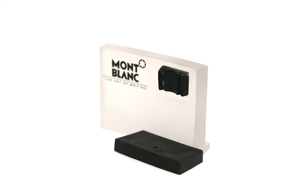 Old Stock Montblanc Pen Rest Stand Clear Lucite Display Pen - Damaged ...