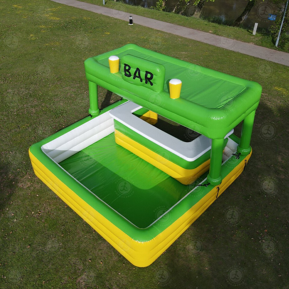 CN Stock Commercial Inflatable Pool Bar Outdoor For Backyard Water ...