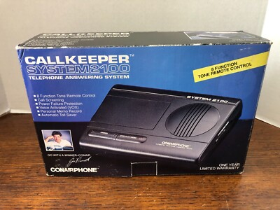 CONAIRPHONE Callkeeper System 2100 Telephone Answering System-Not Used | eBay