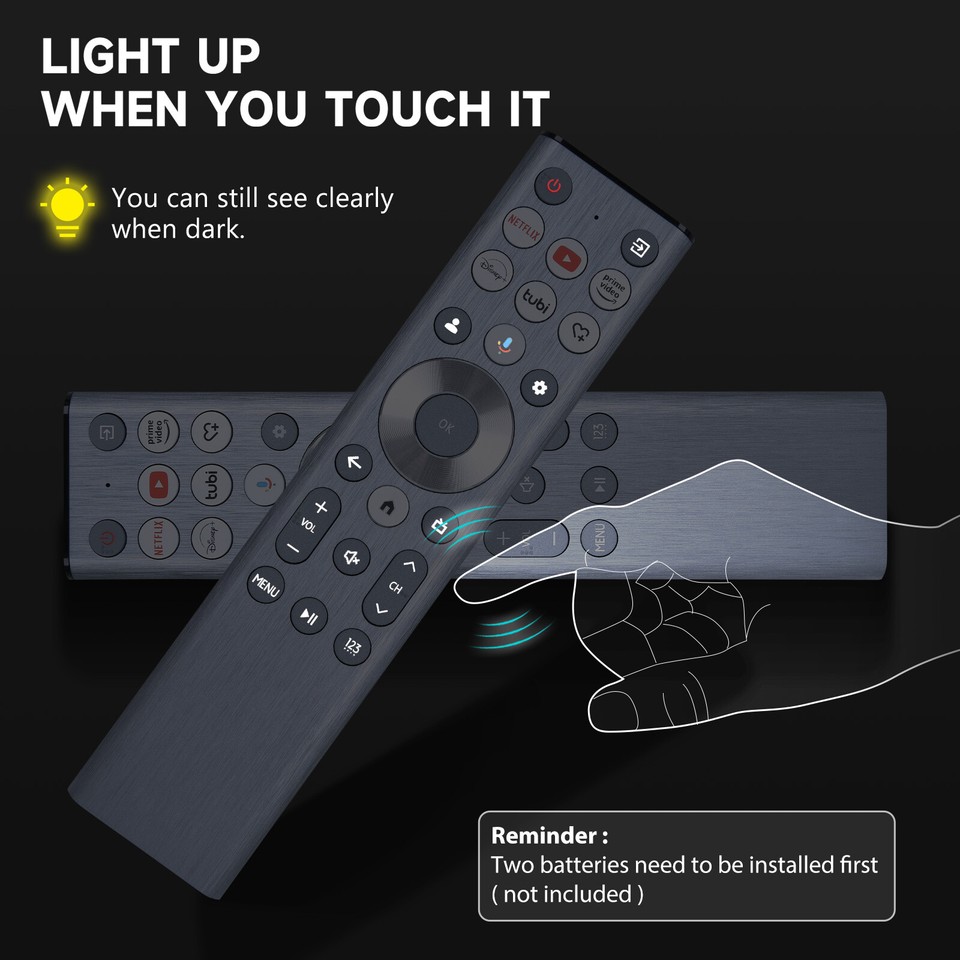 New ERF6A80 Remote Control For Hisense Class A7 U8 Series TV W Google ...