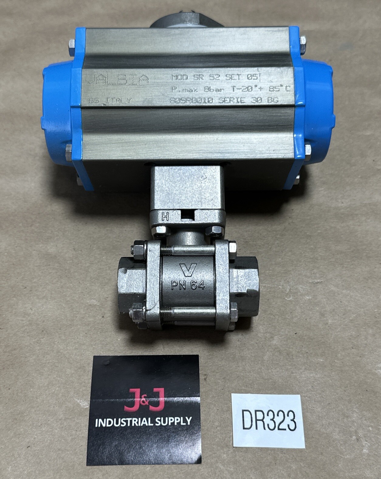 NEW OPEN BOX VALBIA Model SR 52 Set 05 80SR0010 Serie 30BG Pmax= 8Bar ...