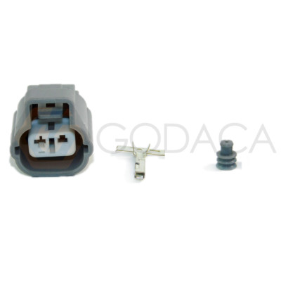 1x Connector 1 pin 1-way for Toyota Condenser Sensor 90980-12792 w/out ...