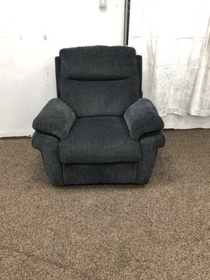 LAZY BOY LA-Z-BOY TAMLA ONE SEATER CHAIR MANUAL RECLINER IN CODA BLACK ...