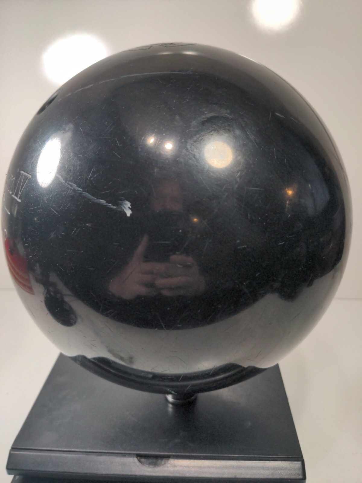 Vintage Ebonite Maxim IV 4 Solid Black Pro-Line 11 lb 2.4 oz Bowling ...