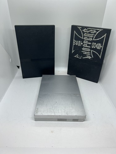 LOT OF 3 PLAYSTATION 2 SCPH-90001 / 70012 / 70001 BLACK / SILVER GAME ...