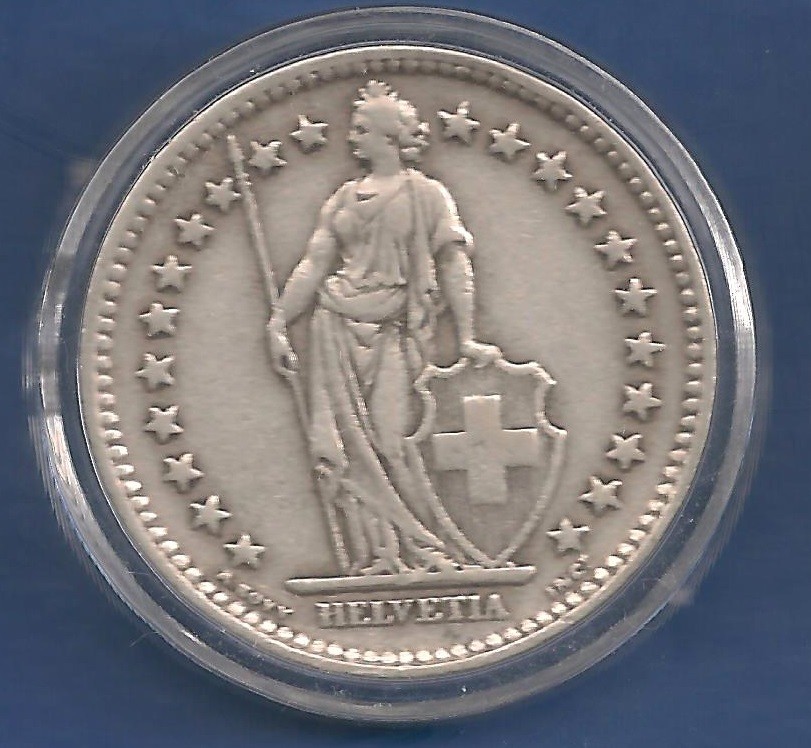 SWITZERLAND-HELVETIA 2 FR 1944 | eBay