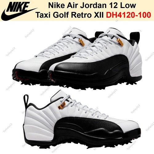 Nike Air Jordan 12 Low Taxi Golf Retro XII DH4120-100 Men's Size | eBay ...
