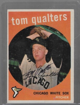 1959 Topps Tom Qualters #341 Chicago White Sox Signed Autographed Card ...