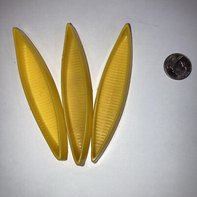 Vintage Yellow Canoe Figure Toy 4.5” Lot (3) | eBay