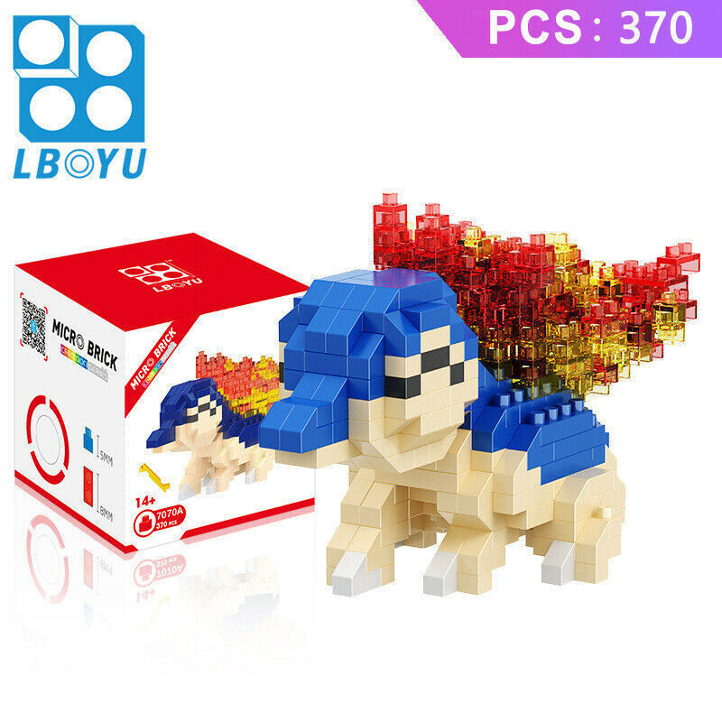 Nano Building Blocks Bikachu Pocket Monster Charmander Squirtle Micro ...