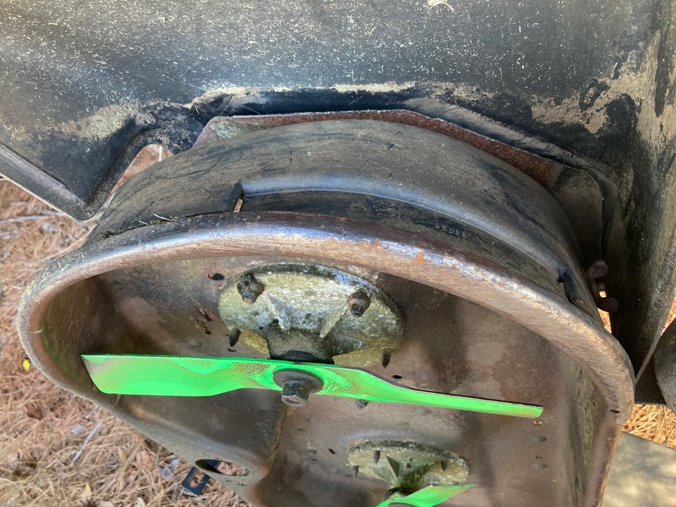 MURRAY SELECT 18.5HP MOWER DECK 46 INCH 3 BLADE CUT COMPLETE ASSEMBLY ...