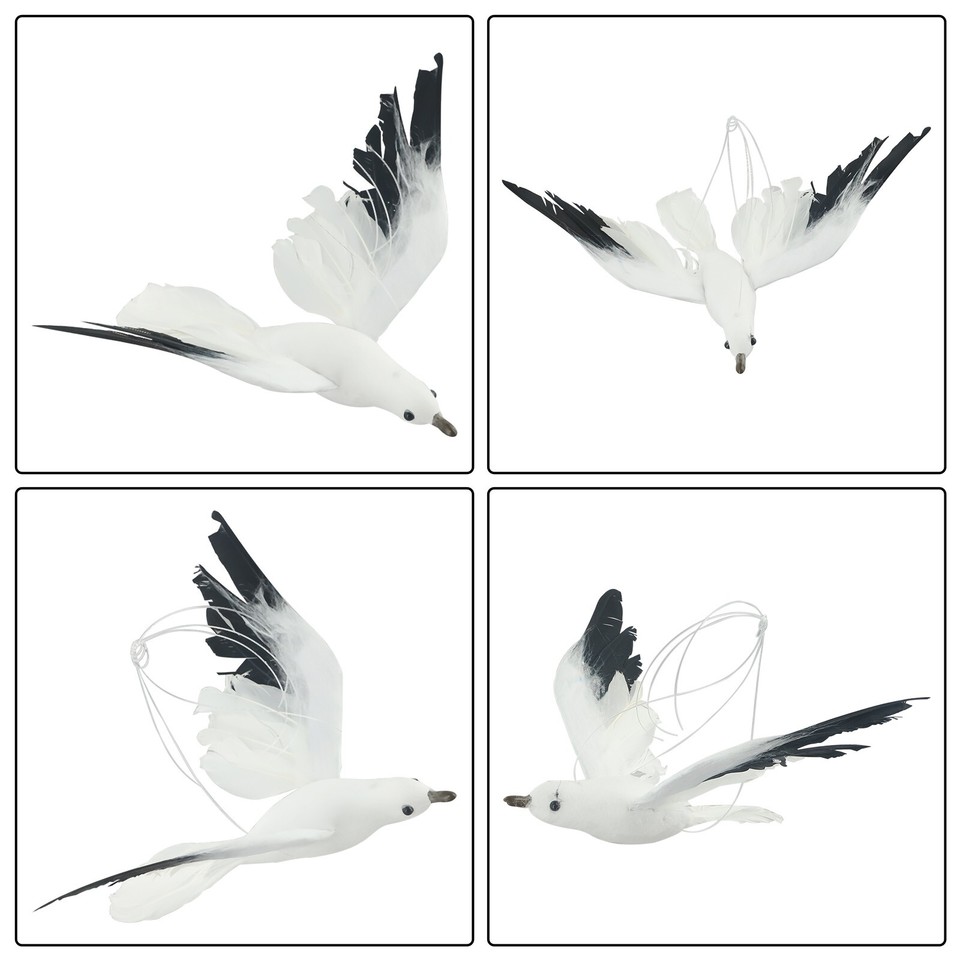 Craft Simulated Seagull Handmade Hanging Realistic Statue Ornament ...