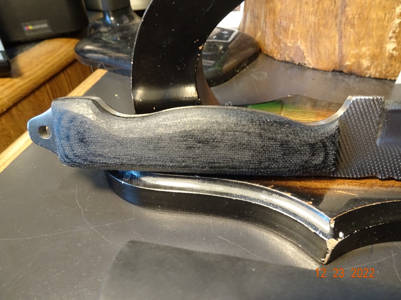 ANZA KNIVES (504) THE PIG SLAYER 15" LONG 9 1/2" BLADE EDGE HANDLE ...