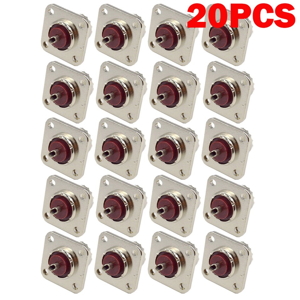 20X UHF Female Jack SO239 SO-239 Flange Panel chassis mount connectors ...