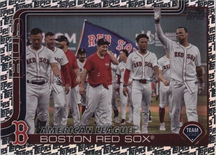 2025 Topps Series 1 - Boston Red Sox #264 Topps Foil Pattern for sale ...