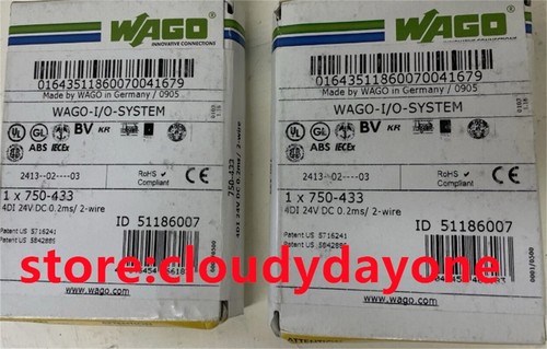 750-433 New WAGO 750-433 4-Channel Digital Input Module 750-433 | eBay
