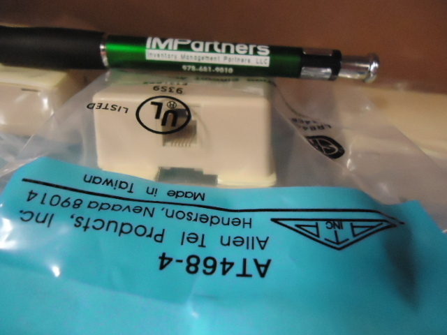 Allen Tel Products AT468-4 Phone Surface Jack Screw Terminal Brand New ...