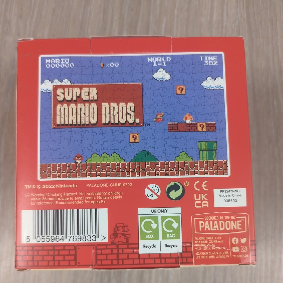 Brand New Nintendo Super Mario 250 Piece Jigsaw Puzzle And Collectors ...