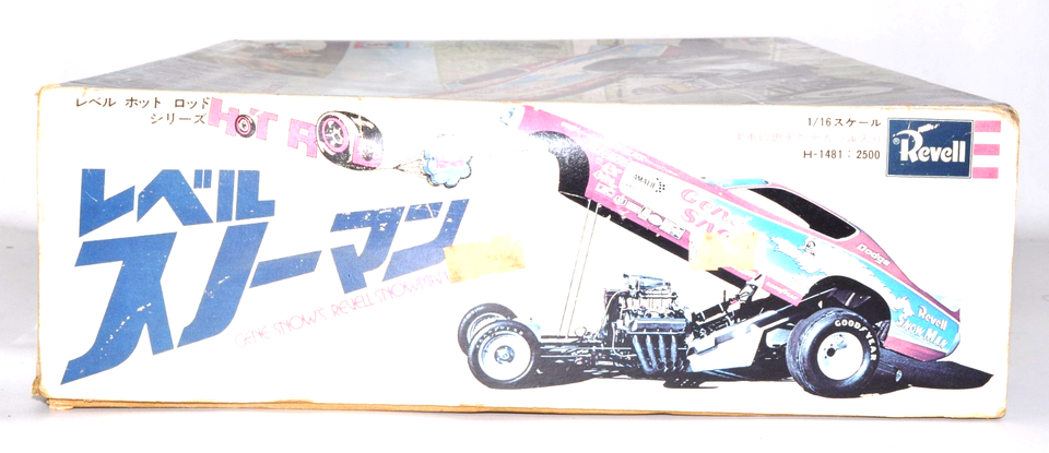Rare Vintage Revell 1/16 Snowman Funny Car Extra Large Hot Rod Model ...