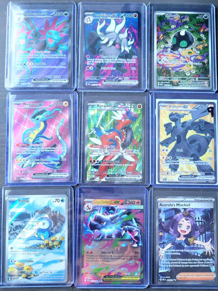 Pokemon Card lot - Full arts, IRs, over 70 total cards | eBay