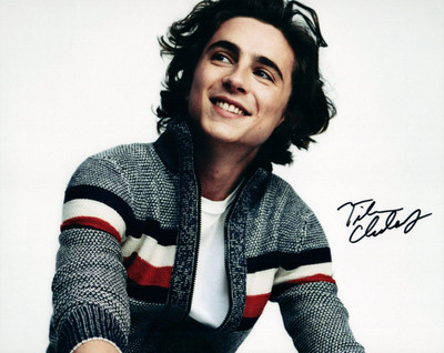 Timothee Chalamet 8x10 Signed Photo autographed Picture COA | eBay UK