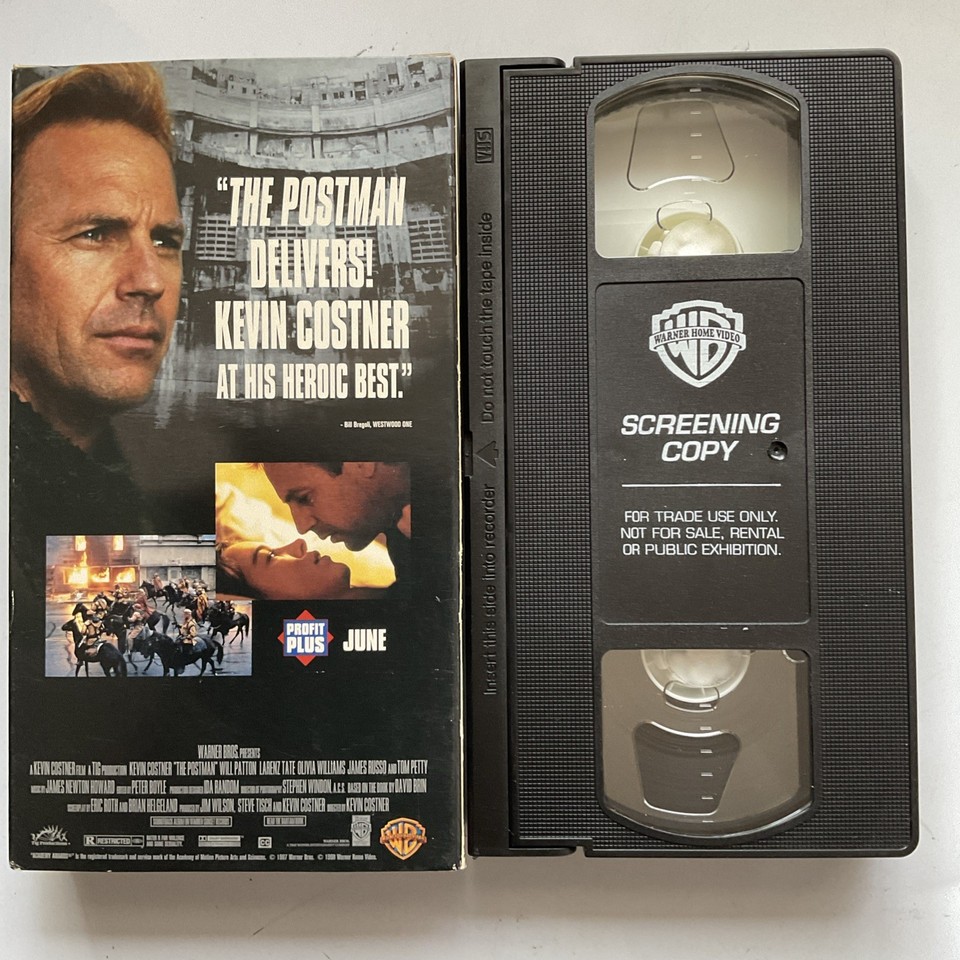 The Postman - Kevin Costner VHS Screener Promo No Barcode Demo ...