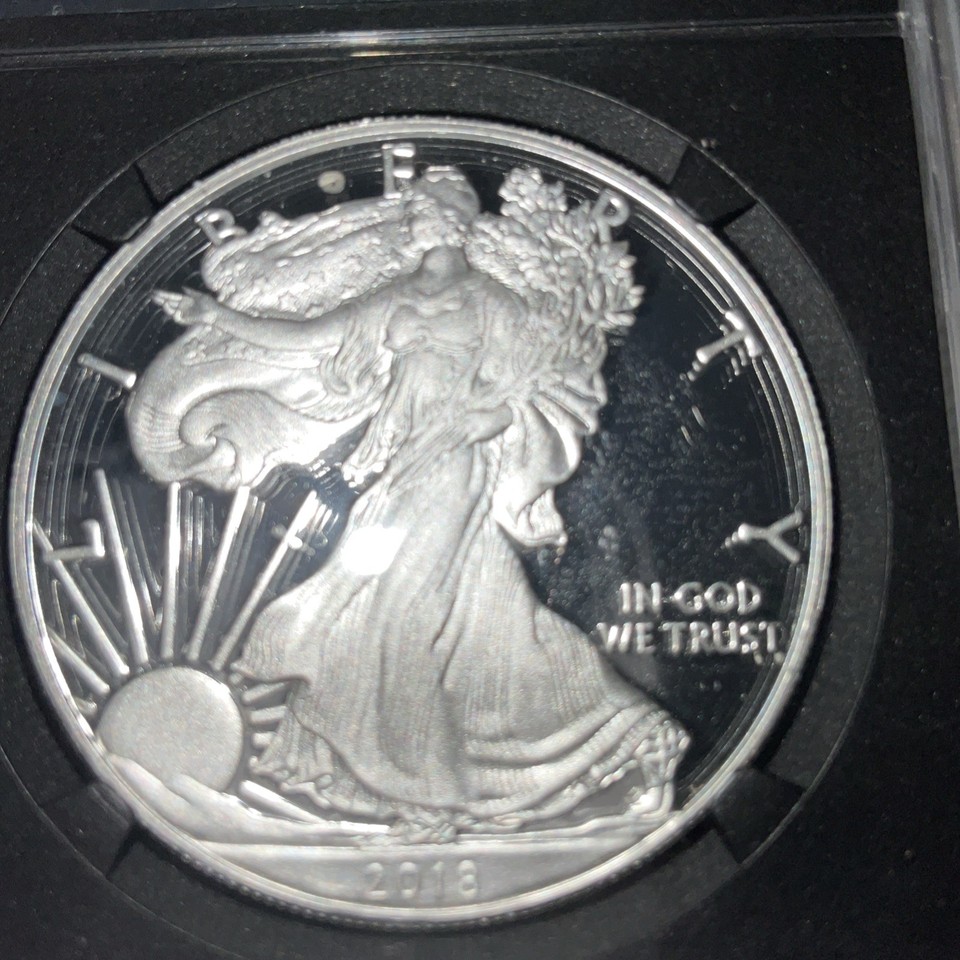 NGC 2018-S Proof Silver American Eagle PF-70 Ultra Cameo Early Releases ...