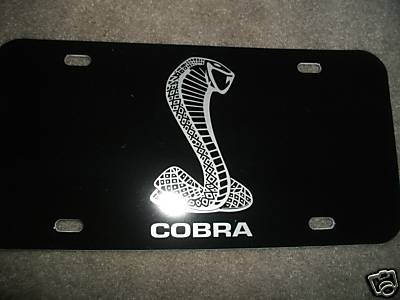 FORD MUSTANG SVT COBRA SHELBY COBRA FAIRLANE TORINO SNAKE LICENSE PLATE ...
