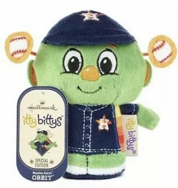 Hallmark Itty Bitty Bittys 5 MLB Baseball Mascots Astros Braves Rockies ...