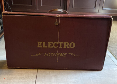 Vintage Electro Hygiene Storage Box Only GREAT OLD Large Box EUC | eBay