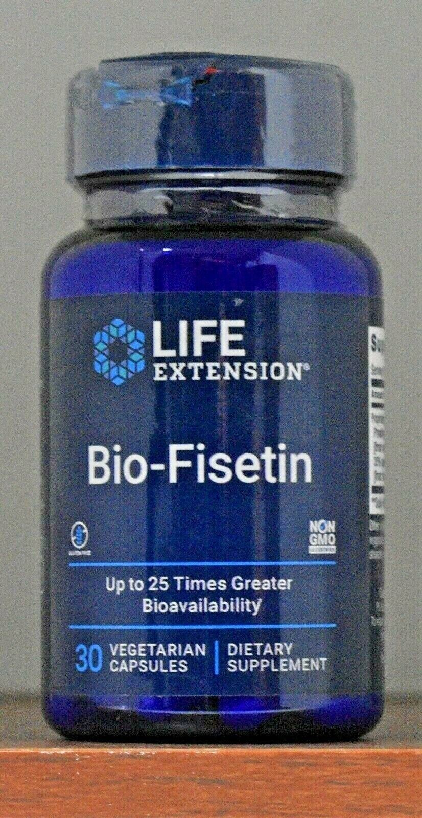 Life Extension Bio-Fisetin 30 Vegetarian Capsules 25x Greater ...