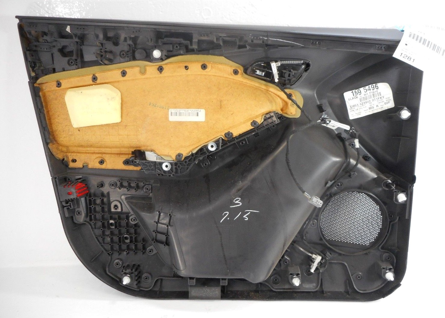 12 2012 Ford Focus Front Passenger Right Interior Door Trim Panel OEM ...